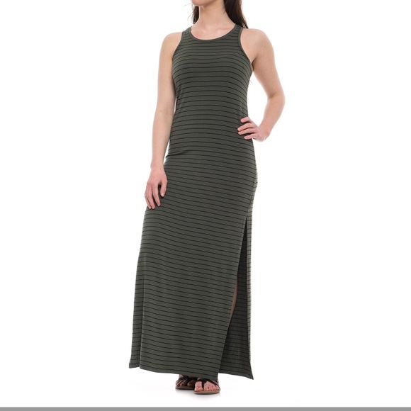 Express | Dresses | Olive Maxi Dress Express Keyhole Back Medium | Poshmark